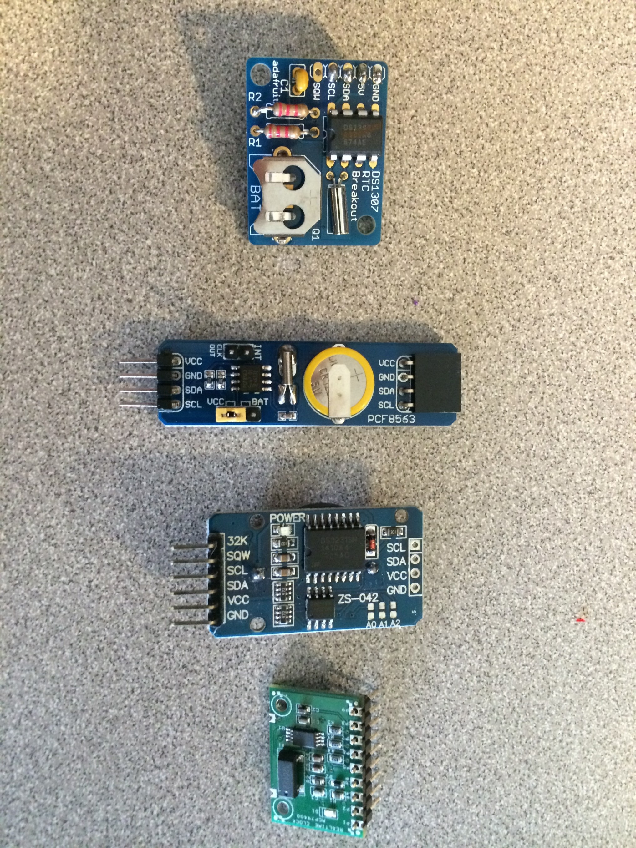 Benchmarks Of Real Time Clocks Raspberry Pi And Arduino Switchdoc Labs Blog