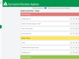 Customize Your Screening Guides Symptomscreen