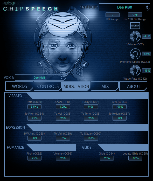Plogue Chipspeech Recreates The Sound Of 80’s Voice Synthesis – Synthtopia