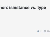 Python Isinstance Vs Type Csant Tabnews