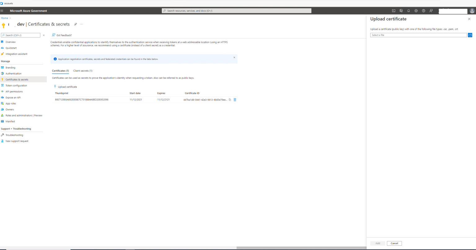 Authenticate against azure ad using certificate in a client credentials ... Authenticate against azure ad using certificate in a client credentials ...