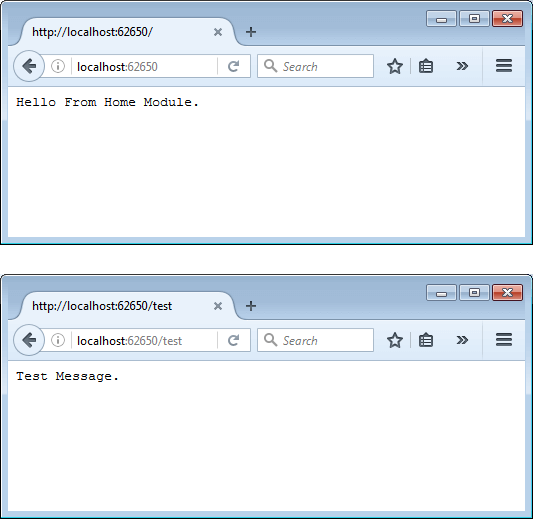 Use NancyFx in ASP.NET Core