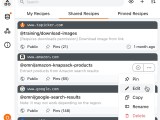 Recipe Editor Tapicker