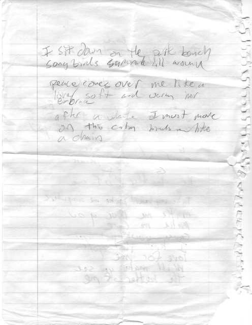 Handwritten Song Notes | The Songwriting Diaries