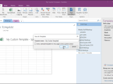 Creating Onenote Templates