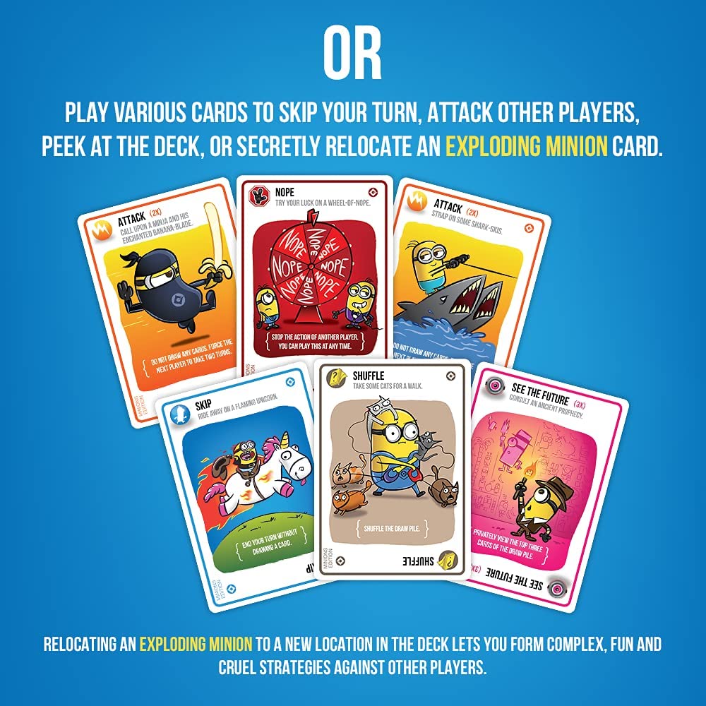 Exploding Minions - Team Board Game