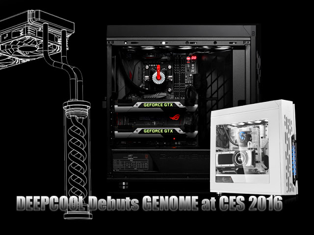 DEEPCOOL Debuts GENOME at CES 2016