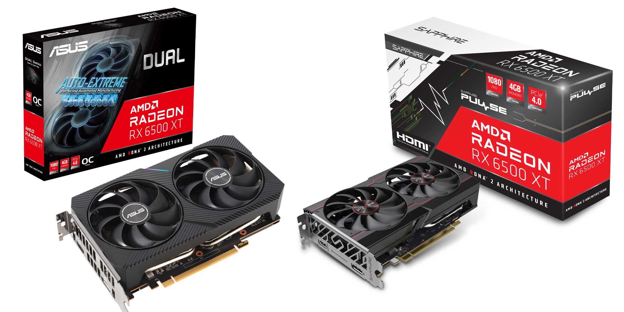 ASUS and SAPPHIRE releases their Radeon RX 6500 XT graphics card