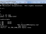 Sql Server Execute Sql Script Using Sqlcmd Command Line