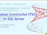 How To Use Table Value Constructor In Sql Server Tech Recipes