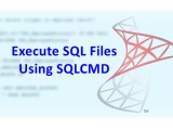 Execute Sql Files Using Sqlcmd Tech Recipes