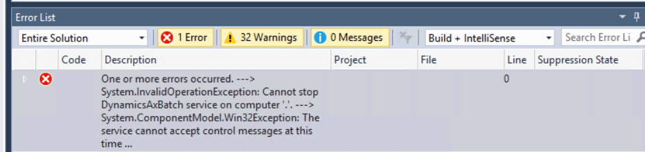 Alirazazaidi Cannot Stop DynamicsAxBatch Service On Computer Dynamics alirazazaidi-cannot-stop-dynamicsaxbatch-service-on-computer-dynamics