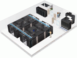 Cad Accurate Rendering Of An It Data Center