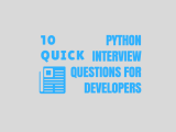 Python Programming Interview Questions With Answers