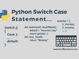 Python Switch Case Techbeamers