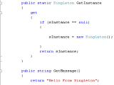 Singleton Design Pattern In C Techbubbles