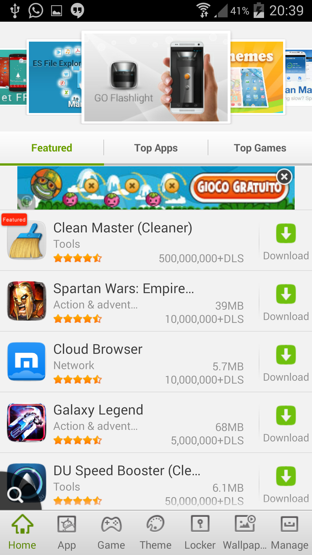 Go Launcher: ecco la guida per imparare ad usare il launcher