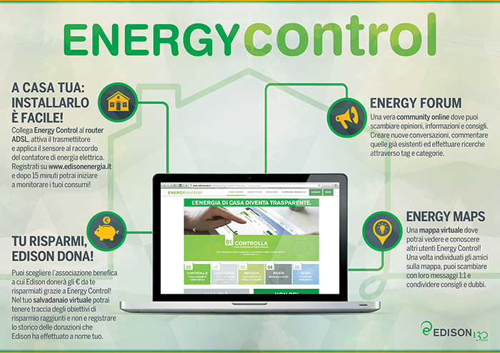 La bolletta in diretta, con Edison!