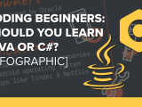 Coding Beginners Should You Learn Java Or C Infographic Tech Elevator