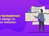Python Syntaxerror Cannot Assign To Operator Solution