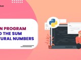Python Program To Find The Sum Of Natural Numbers