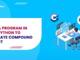 Program To Calculate Compound Interest C C Python Java