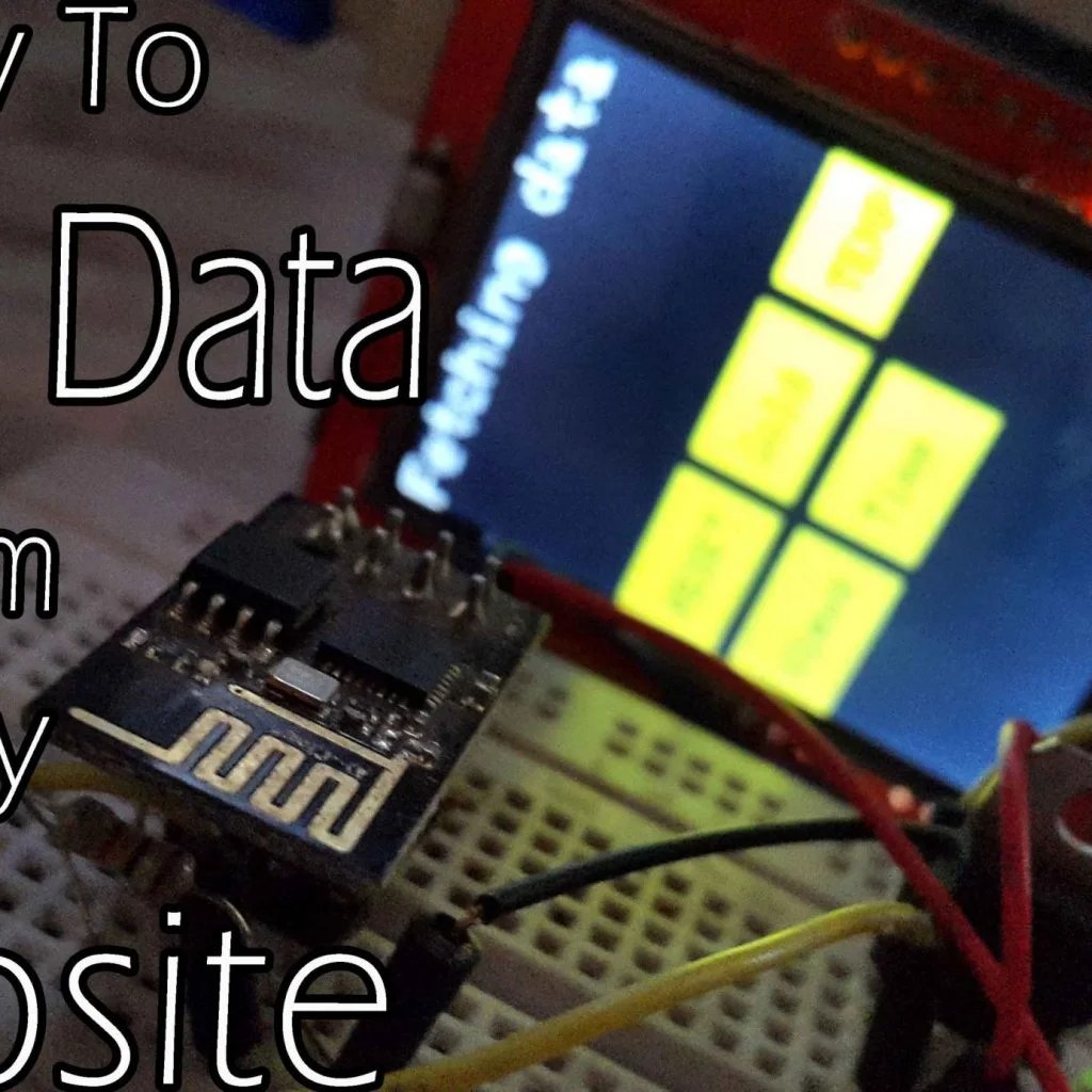 Fetching Data From Any Website using ESP8266 01 - techiesms