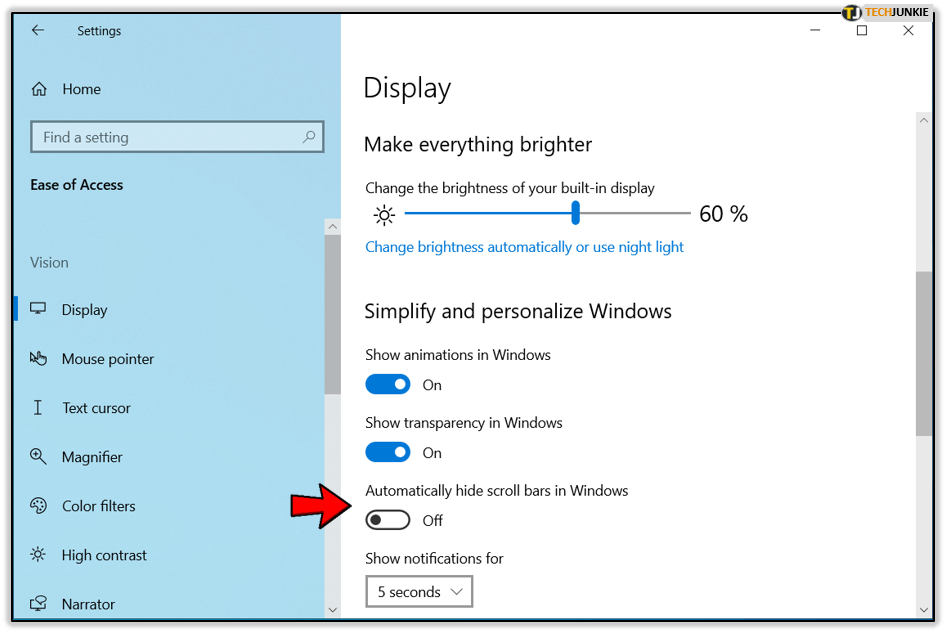 How To Make Scrollbars Always Show