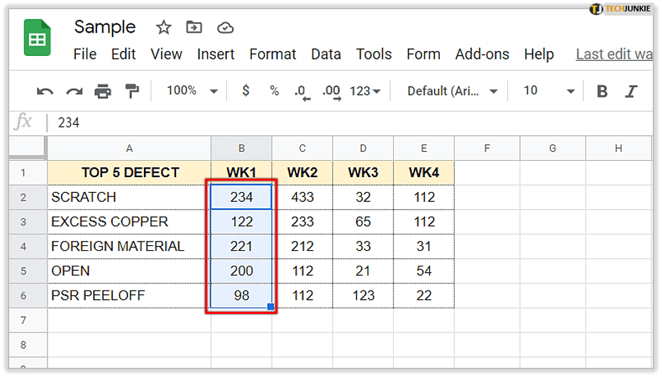 What Is A Range In Google Sheets Tech Junkie What Is A Range In Google Sheets Tech Junkie