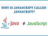 Java Vs Javascript Why Is Javascript Called Javascript