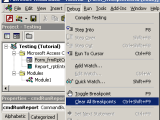 Ms Access 2003 Clear All Breakpoints In Vba
