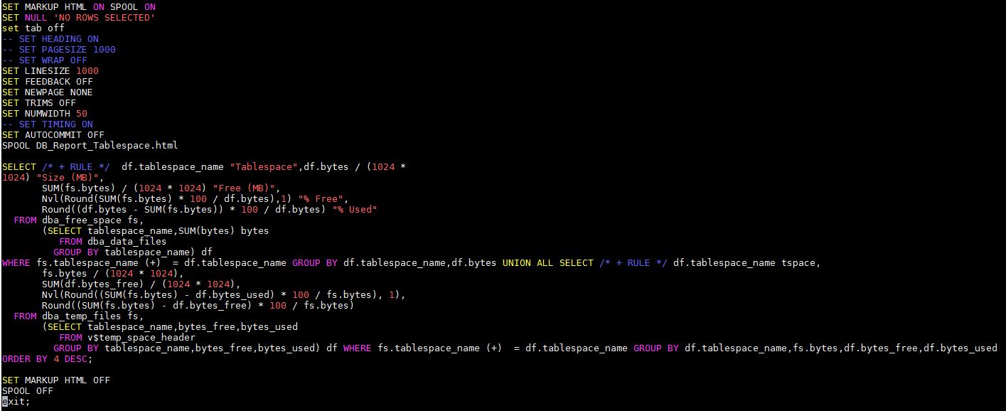 Oracle Sqlplus Output To Html Explained Techpaste