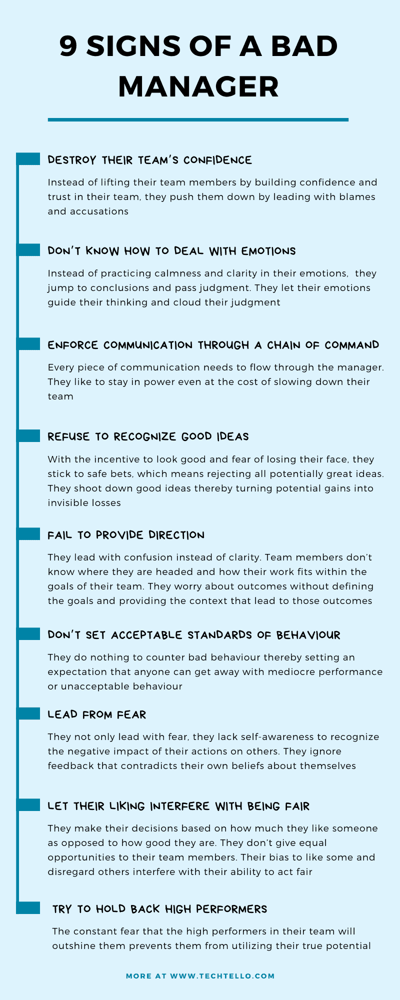 28 Bad Management Signs at Work and How To Overcome - CareerCliff 28 Bad Management Signs at Work and How To Overcome - CareerCliff