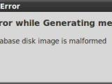Evolution Error Database Disk Image Is Malformed Techyv