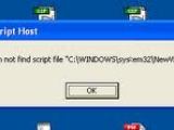 Windows Script Host Error Finding Files Techyv