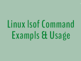 Lsof The Lsof Command In Linux 8 Practical Examples