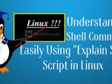 Understanding Shell Commands Easily Using Explain Shell Script In