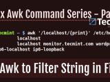 How To Filter Text In Linux With Awk And Regular Expressions