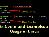 10 Tr Command Examples In Linux