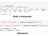 How To Use Platform And Keyword Module In Python