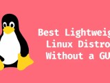 5 Best Lightweight Linux Distros Without A Gui