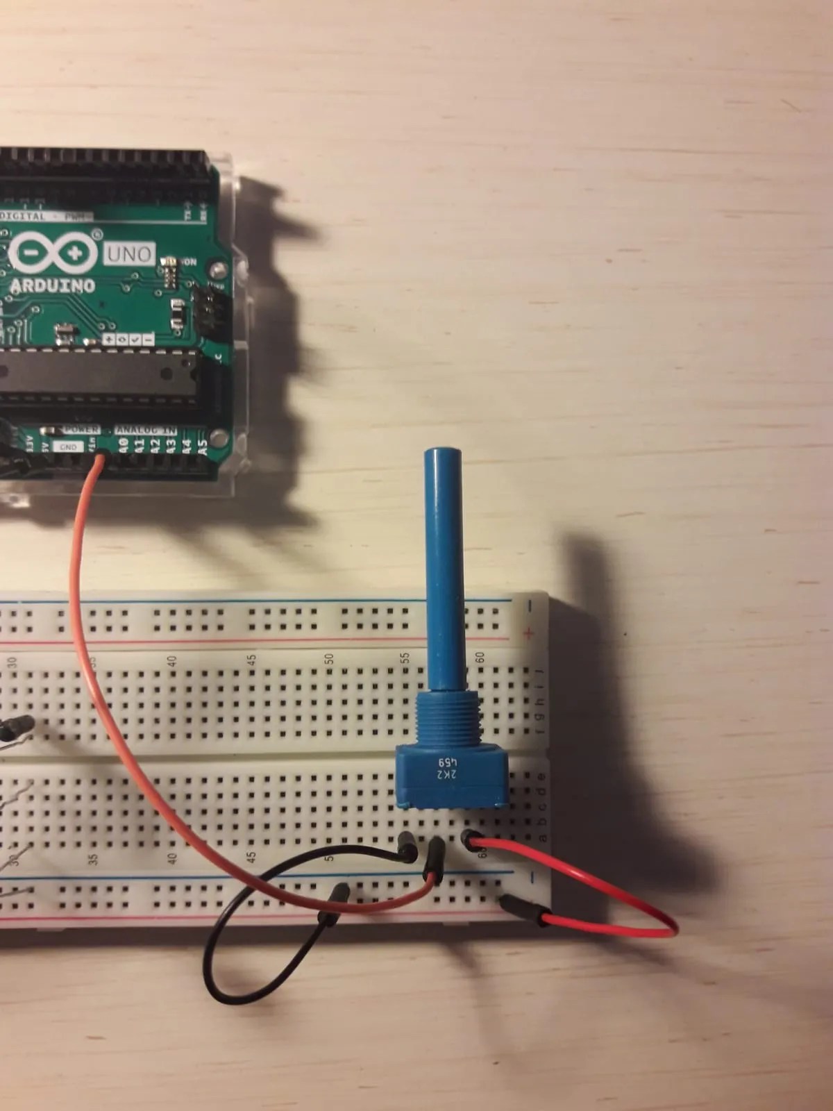 LED e potenziometro con Arduino - Tecnogalaxy
