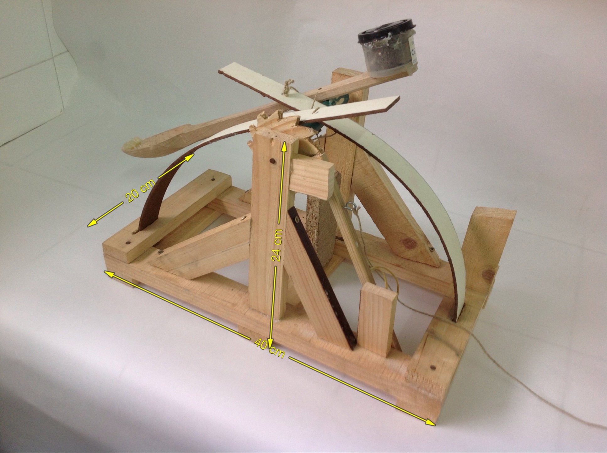 Construye una catapulta Leonardo da Vinci – Tecnosalva