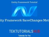 Entity Framework Save Changes Tektutorialshub