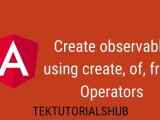 Create Observable From A String Array Object In Angular