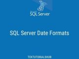 Sql Server Date Formats Tektutorialshub
