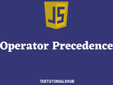 Operator Precedence In Javascript Tektutorialshub
