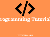 Programming Tutorials Tektutorialshub