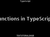 Functions In Typescript Tektutorialshub