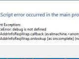Javascript Error Message Windows 10 Forums
